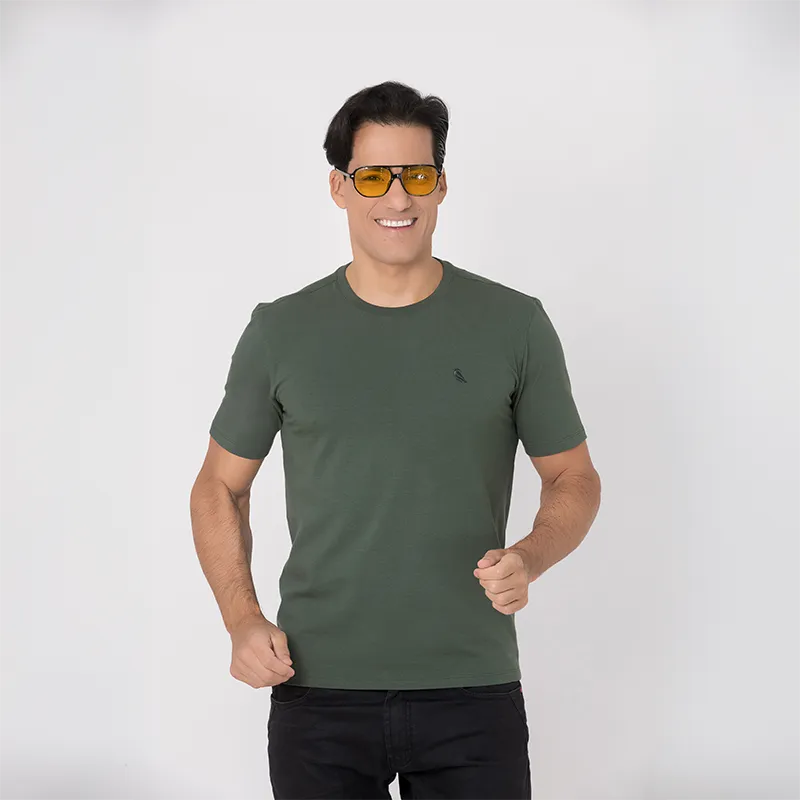 Camisa Cotton Premium – Verde Musgo – Diango Mamanii